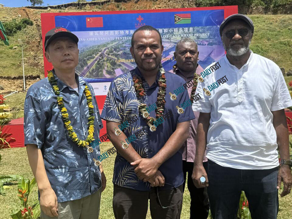 Vanuatu Business Review » VT3.2B Pentecost Wharf and Road Project kicks off